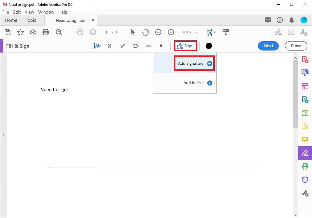 How to sign a PDF in Adobe Acrobat | University of Kentucky College of ...